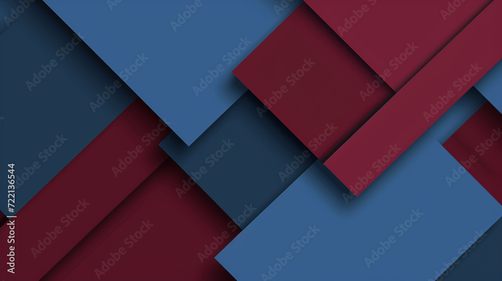 Blue, maroon, & indigo abstract shape background vector presentation ...