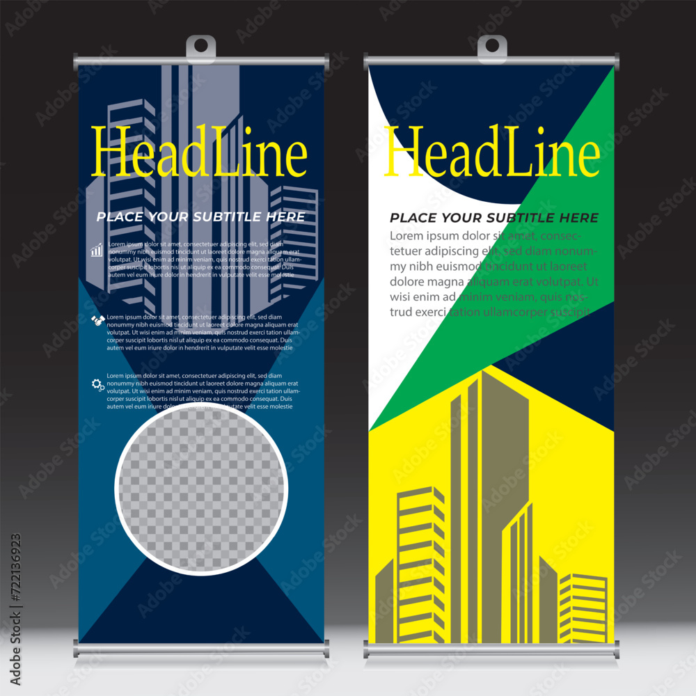 Business Roll Up. Standee Design. Banner Template. Presentation and ...