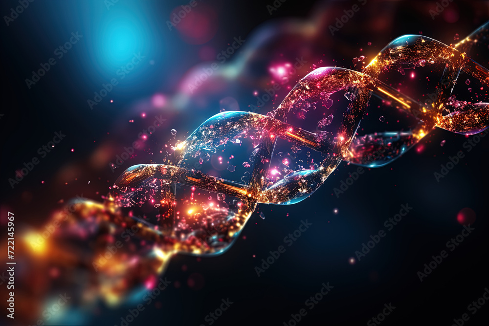 Ethereal Journey Through the Molecular Helix at the Nexus of Science ...