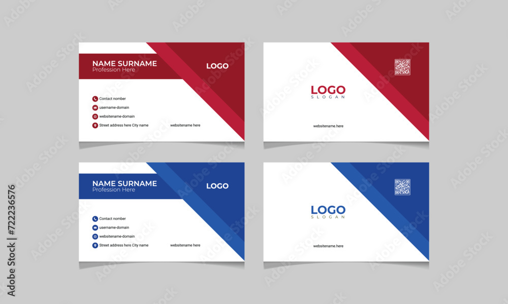 Simple design card template vactor file illustration card template for ...