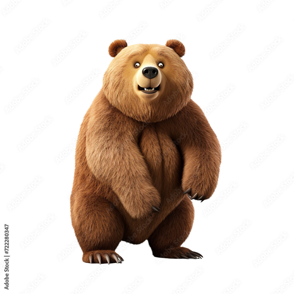 Cartoon bear clip art Stock Photo | Adobe Stock