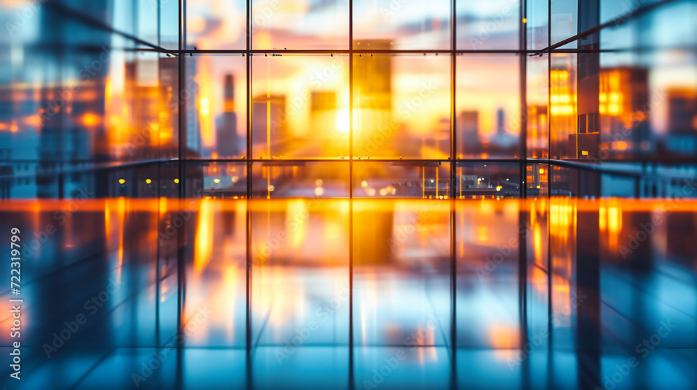 Modern Business Architecture in the City: Skyscrapers with Glass ...