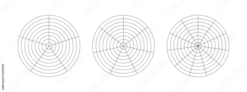 Wheel of life template. Simple coaching tool for visualizing all areas ...