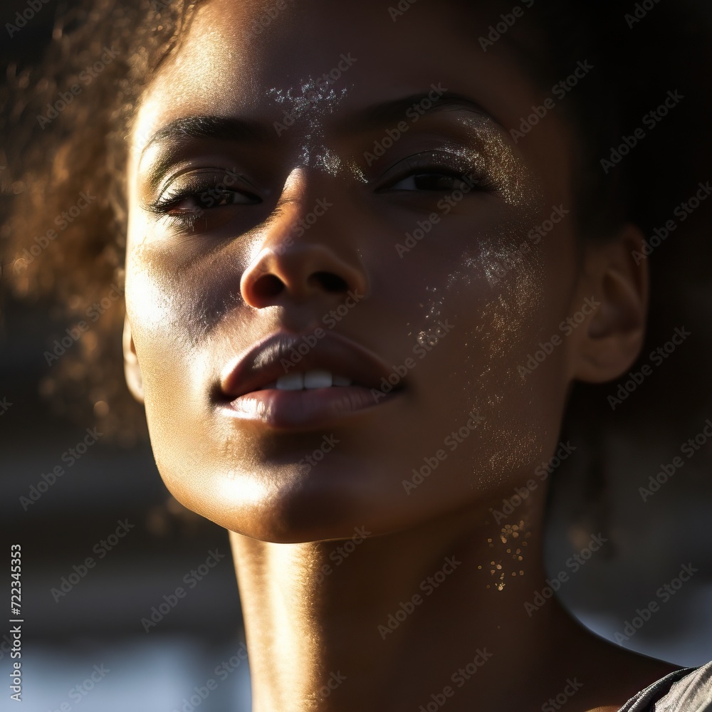 Eva benes fashion photographer and model, detailed skin with a few ...