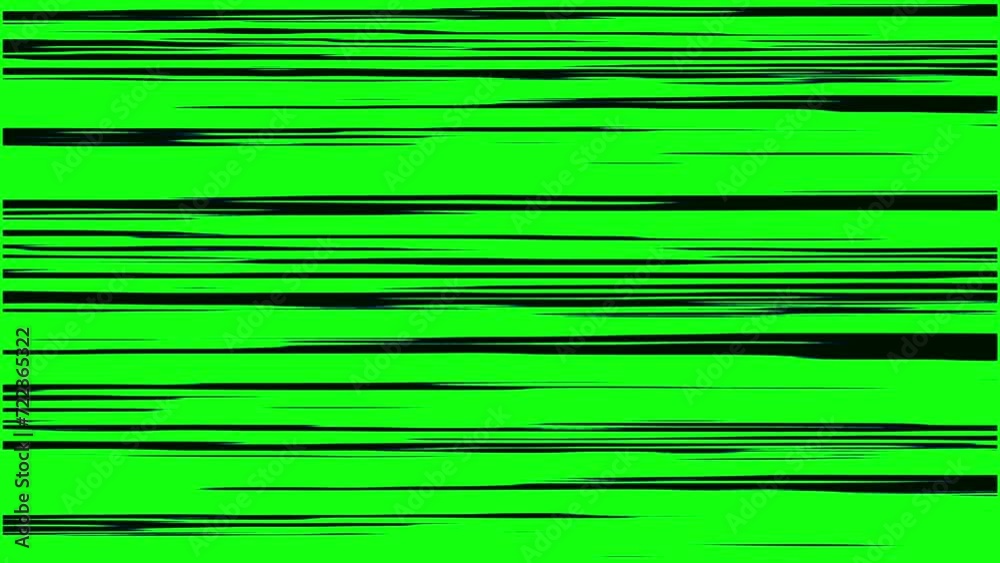 Anime Comic Speed Lines on Green screen background. Japanese Anime ...