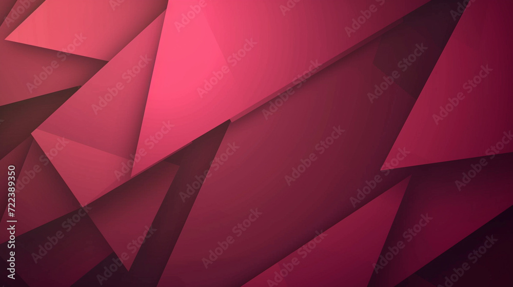 Raspberry pink and dark chocolate color geometric background vector ...