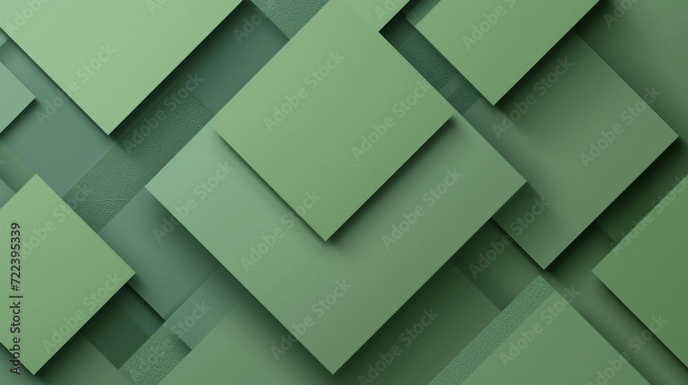 Sage and pine green colors abstract shape background vector ...