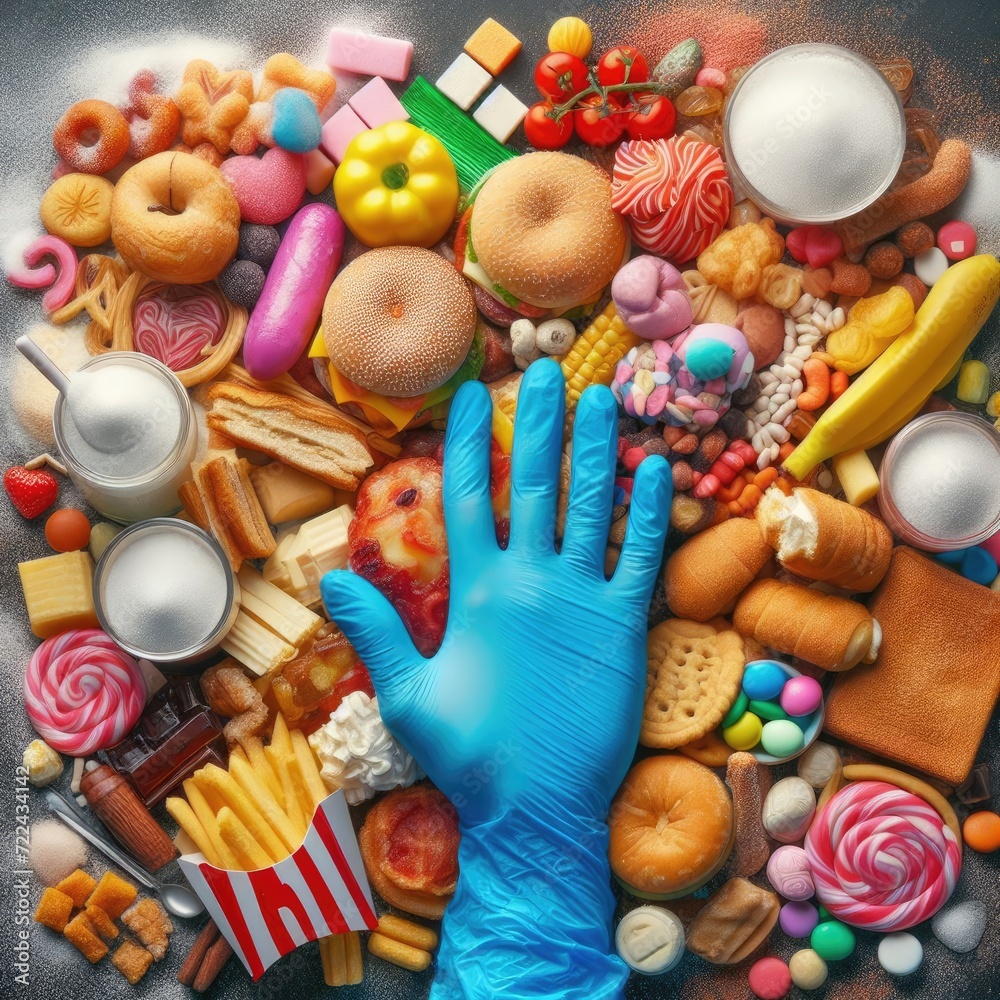 Dangers of Fast Food: Health Threats from Junk Food in Pictures Stock ...