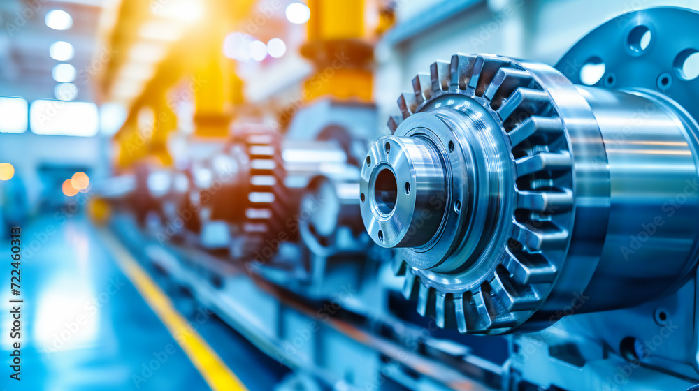 Metallic Engine Gear Motor Industrial Machine Part Power, Technology ...