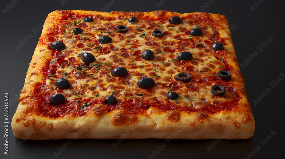 Sicilian pizza with a pillowy focaccia-like crust, rich tomato sauce ...