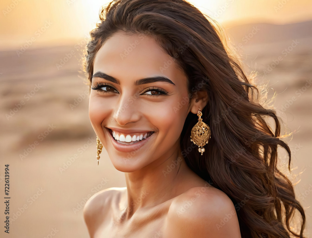 Radiant Beauty - Portrait of a tall, very fair-skinned Middle Eastern ...