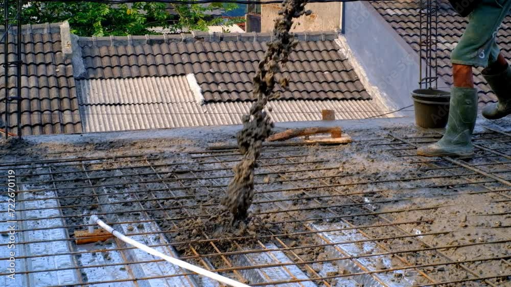 Home Construction Footage. Construction industry. Video of Floor ...