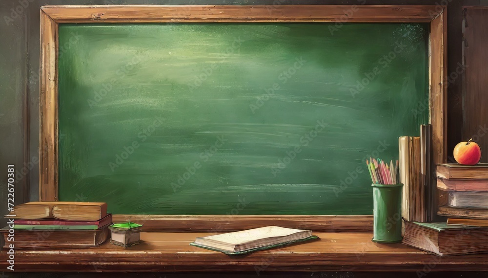 the beauty of a vintage greenboard or school slate. Infuse the scene ...