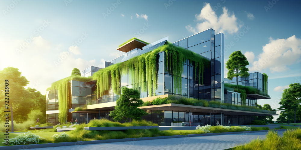 Green building background eco friendly building background sustainble ...