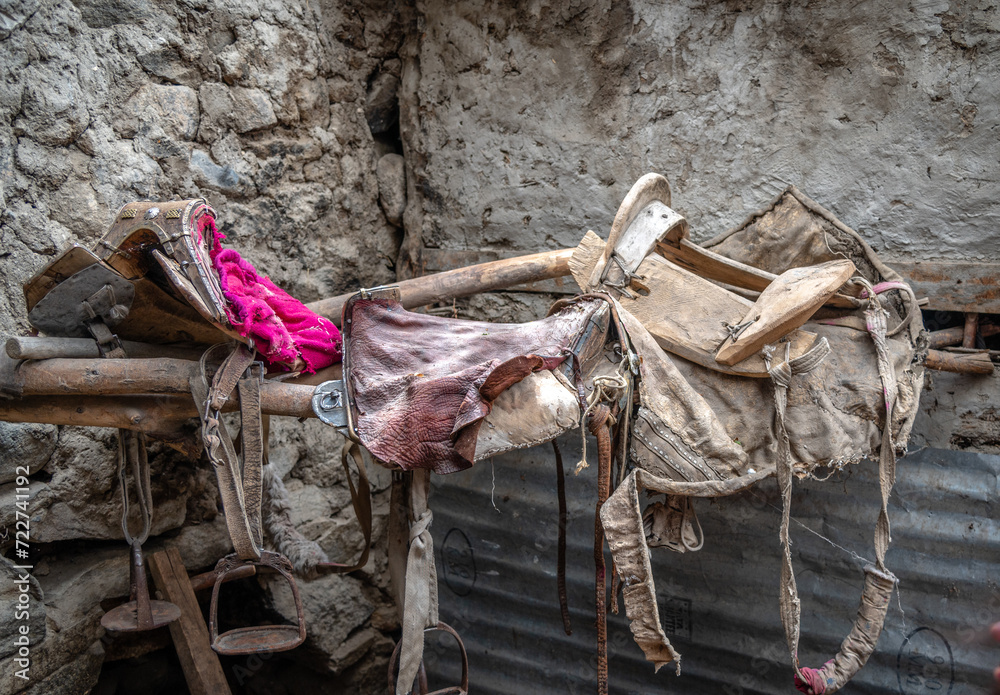 Pictures from Balti Heritage home and Museum, display the village home ...