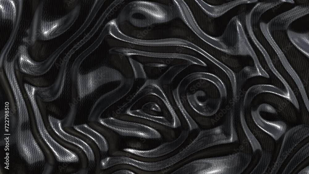 Vidéo Stock Realistic abstract looping 3D animation of the waving ...