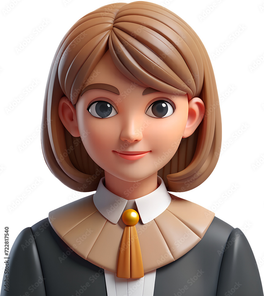 3d of female lawyer , Law and judgment icon, Lawyer, police and ...