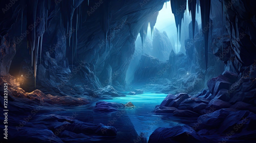 Secretive cave housing radiant crystals and hidden underground lakes ...