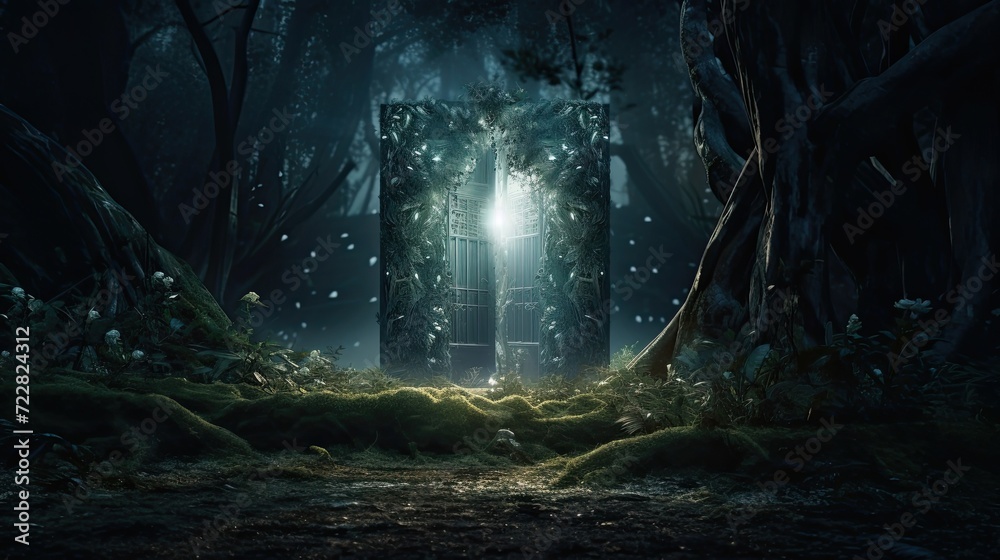 Concealed entrance to a mystical realm, nestled in plain sight. Secret ...