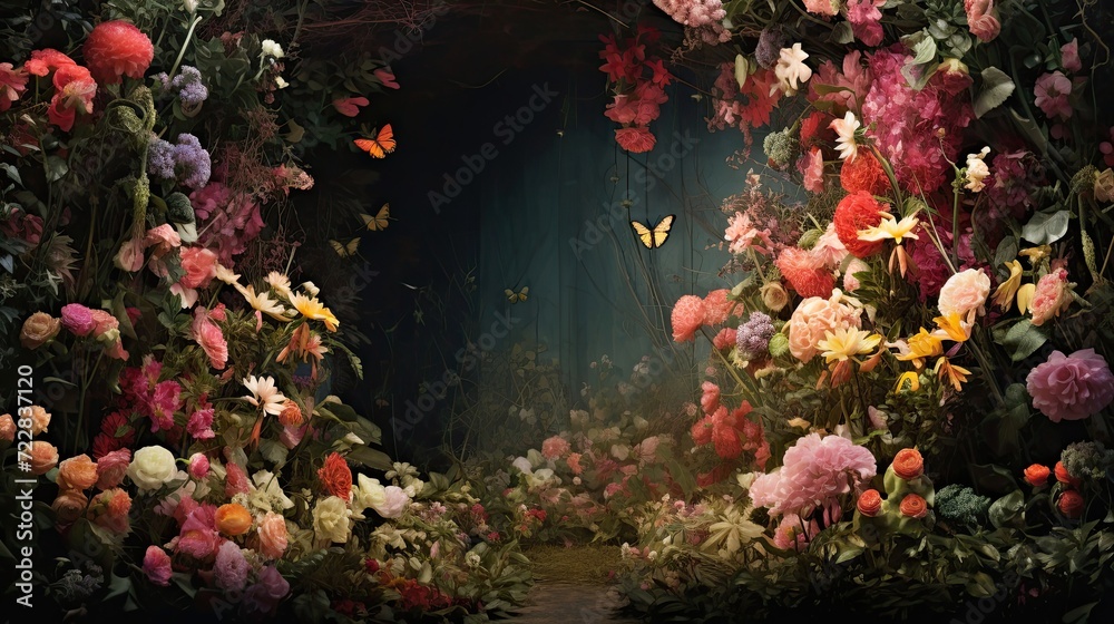 Explore a hidden gem, a secret garden where every flower blooms ...