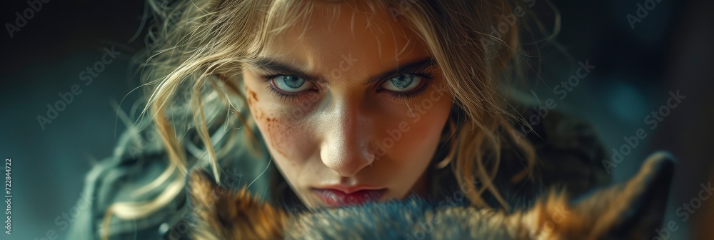 Agressive Dog Attacking Young Caucasian Woman, Desktop Wallpaper ...