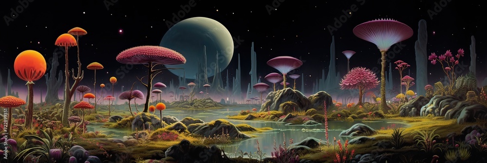 Exotic biodiversity, alien ecosystems, interplanetary life forms ...