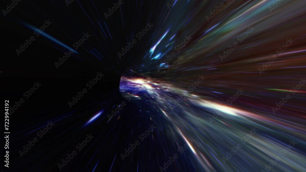 Abstract loop grunge dark hyper space flight warp tunnel rotation ...