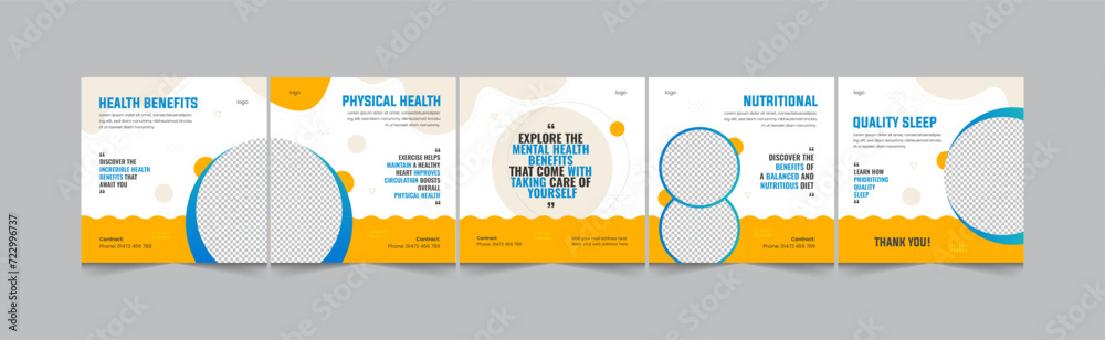 Health coach instagram carousel template, Social media carousel design ...