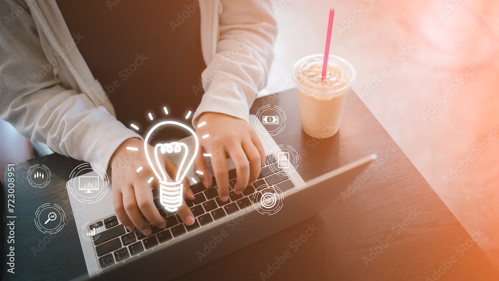 Innovative Typing Mastery Hands on Keyboard, Creating Work, Finding ...