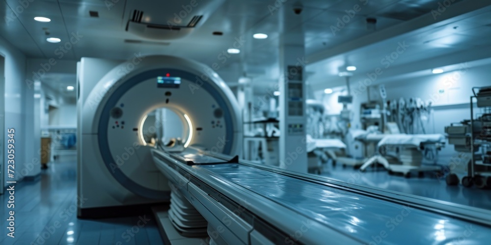 advanced x-ray scan medical diagnosis machine at hospital health care ...