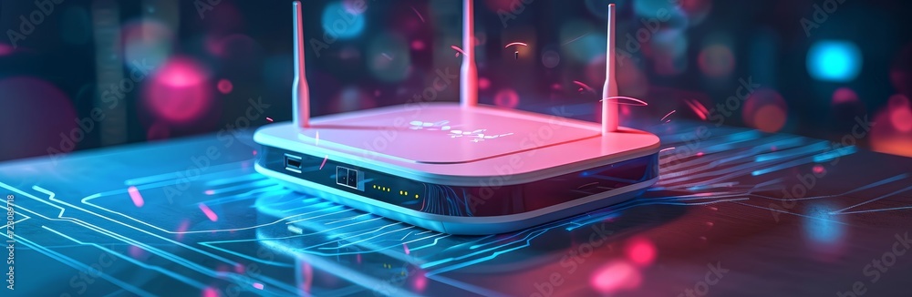 generic modern high speed 5g next generation router for home secure ...