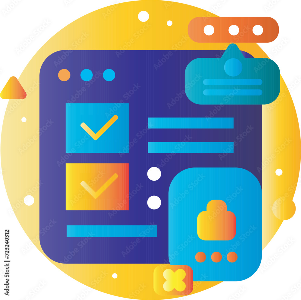 UX UI design. App interface improvement for user. Modern technology ...