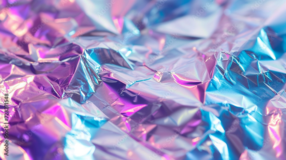 A holographic paper texture, shimmering with iridescent colors for ...