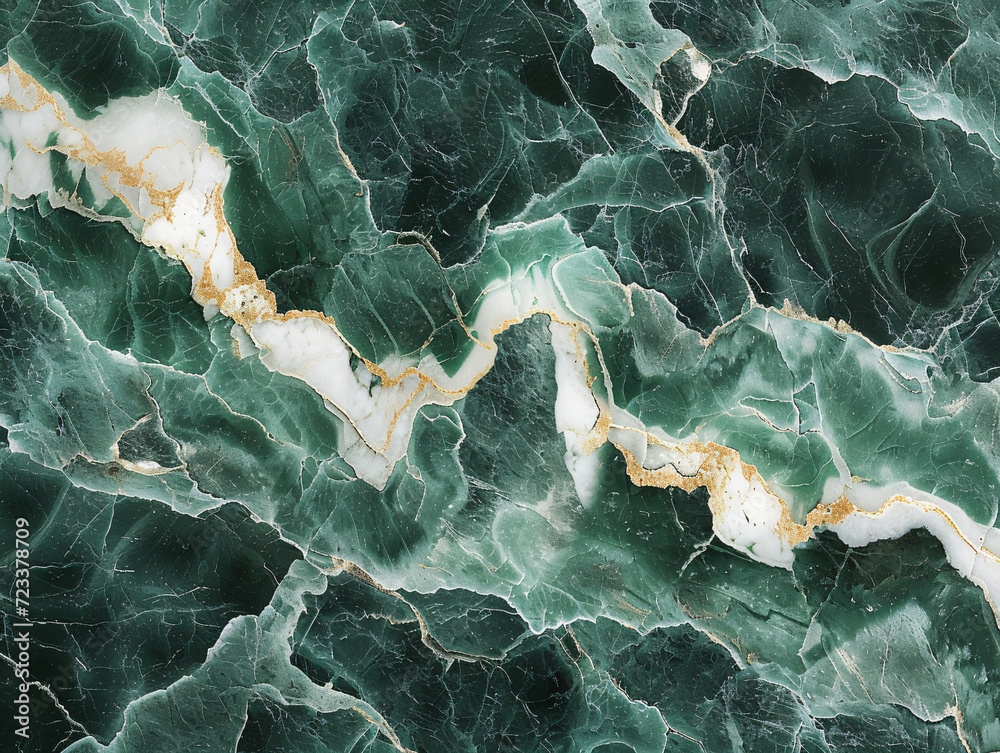 Emerald Green Marble Texture with Gold Veining. A rich and luxurious ...