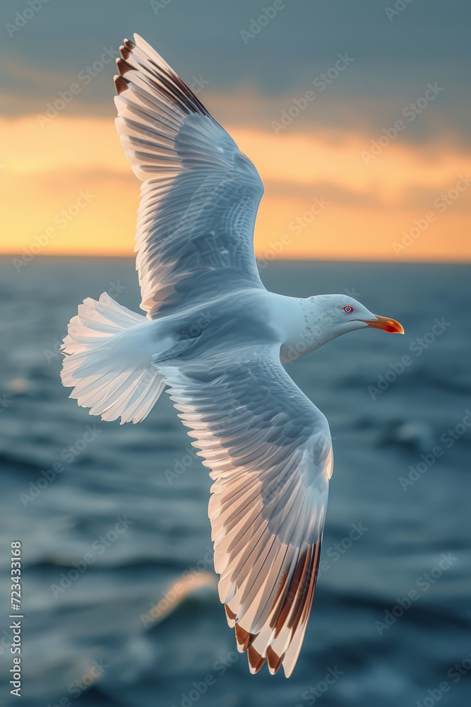 A vertical wildlife photo of a bird in flight, capturing the motion and ...