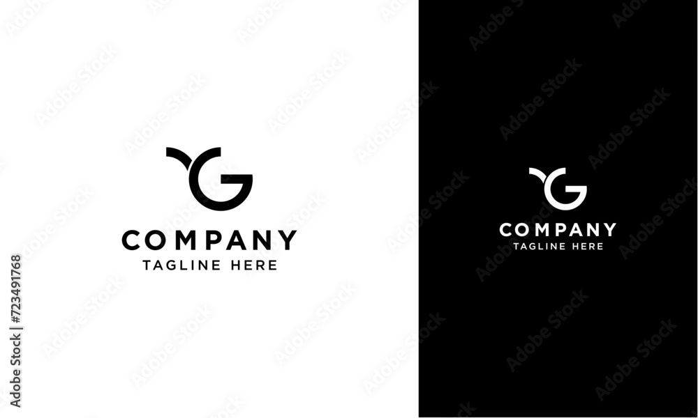 Y G initial logo concept monogram,logo template designed to make your ...