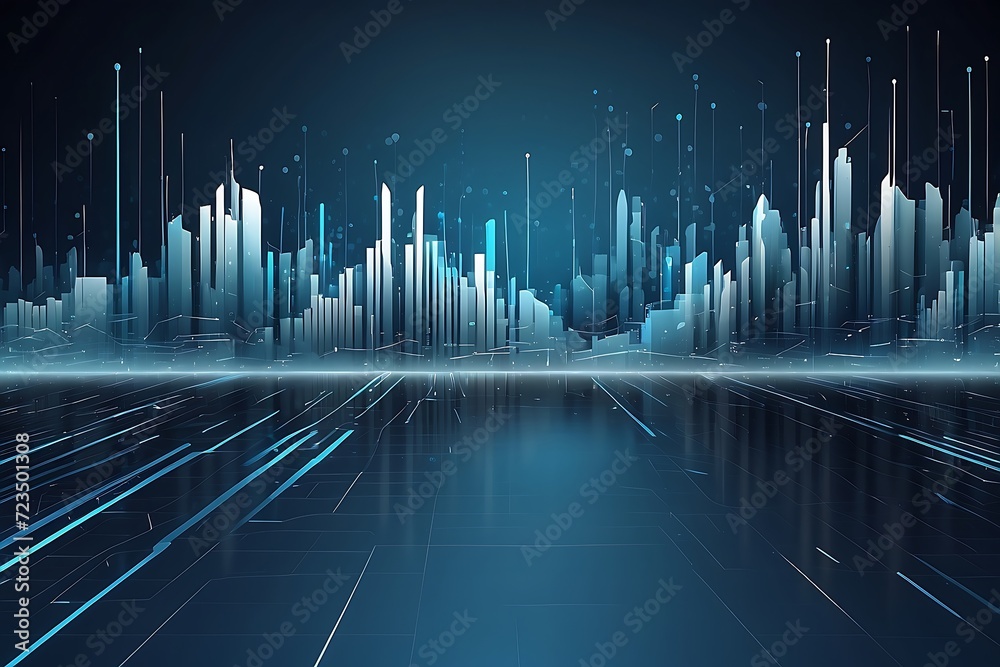 Market chart of business increase stock graph or investment financial ...