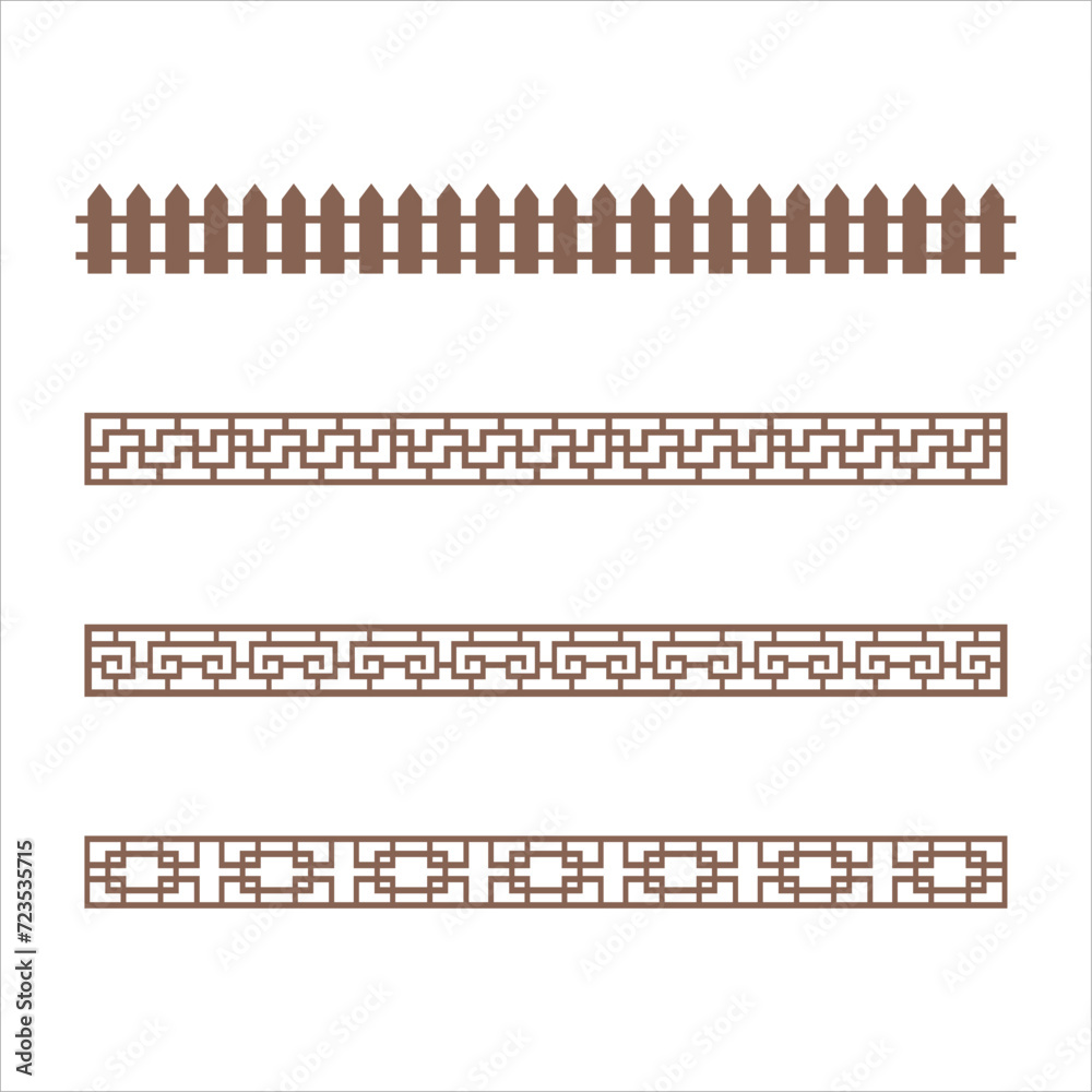 VECTOR BORDER DESIGN FOR CNC LASER CUTING FILE Stock Vector | Adobe Stock