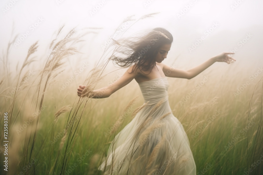 realistics ethereal dance of mist and grass, unveiling secrets and ...