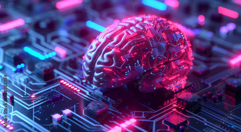 Central Computer Processors and CPU mockup 3d render for quantum ...