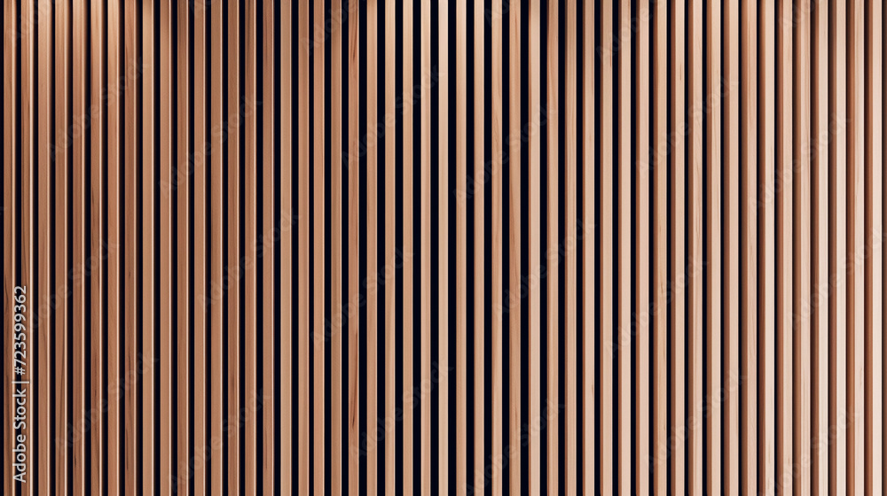 Modern acoustic panel - vertical wood pattern - wooden slats in ...