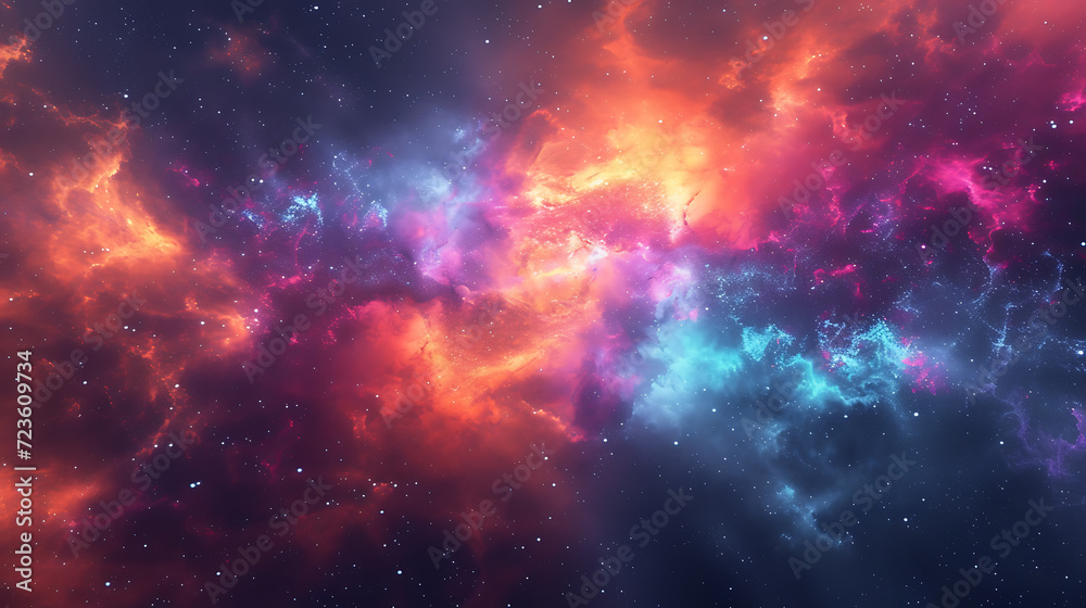 Embark on a cosmic journey with this mesmerizing 3D render of an ...