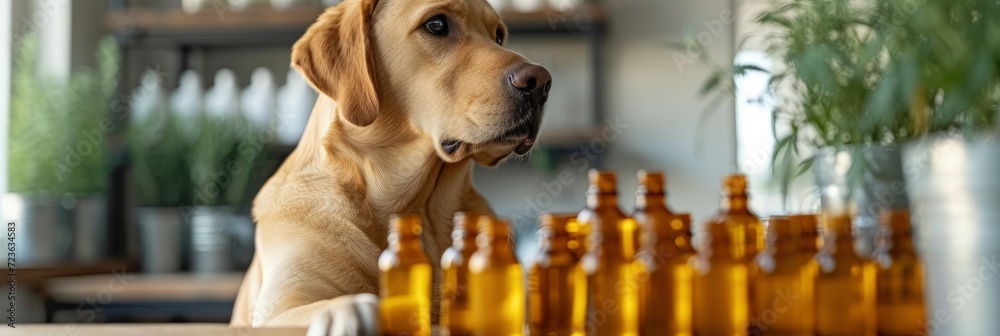 Pet Dog Taking Cbd Hemp Oil, Desktop Wallpaper Backgrounds, Background ...