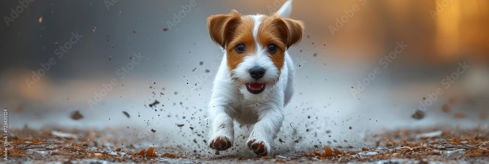 Playful Happy Jack Russell Terrier Pet, Desktop Wallpaper Backgrounds ...