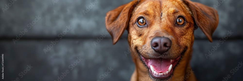 Happy Ginger Mixed Breed Dog Luxurious, Desktop Wallpaper Backgrounds ...