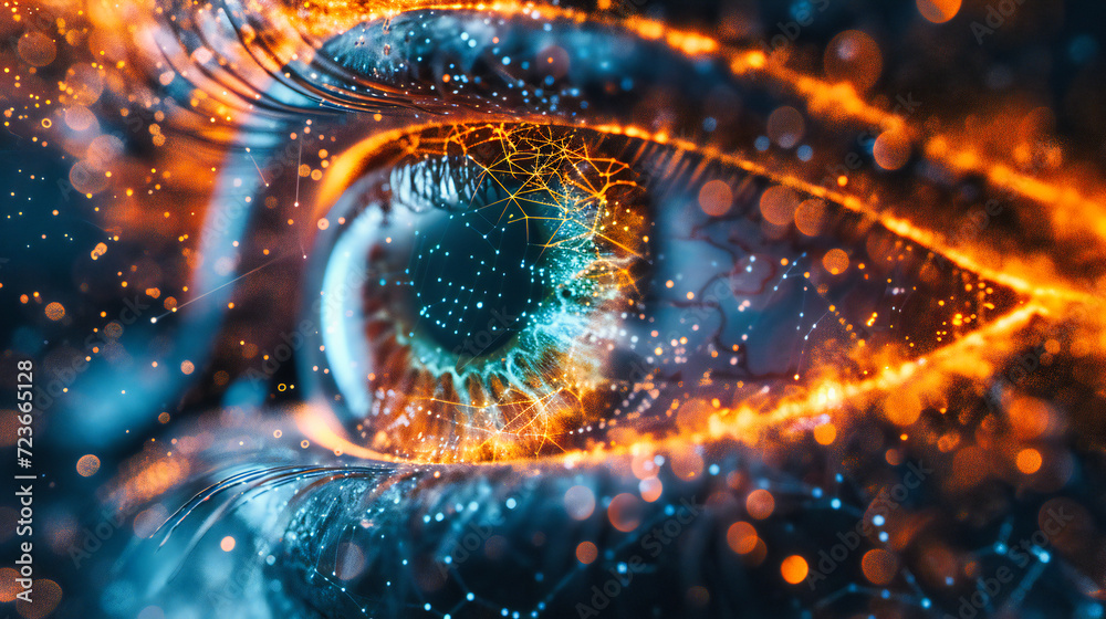 Eye Technology Futuristic Digital Vision Data Secure Computer Future ...