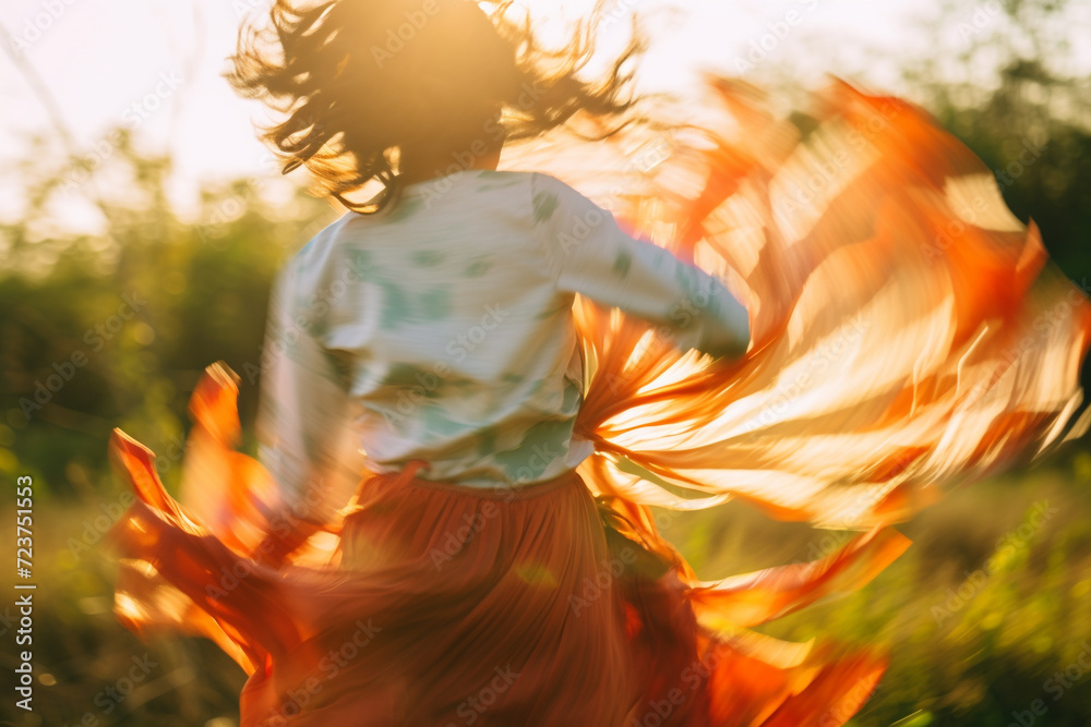 realistics mesmerizing dance of swirling winds, transforming landscape ...