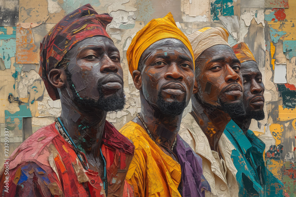 African World Heritage Day, black men of Africa, celebrate honor to ...