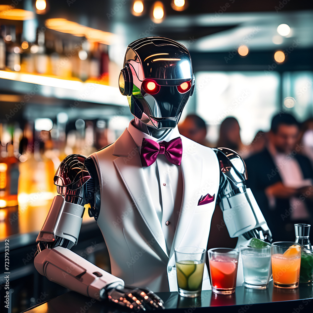 bartender robots,AI,Machine Learning,Deep Learning,Artificial Neural ...