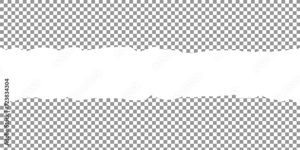 Torn paper edges for background. Ripped paper texture on transparent ...